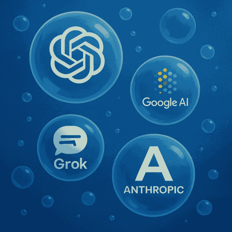 Praskne AI bublina a stáhne bitcoin na nulu?