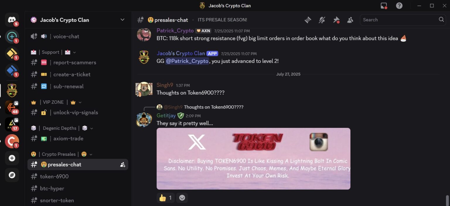 Jacob Crypto Bury's Discord Hits 40k Members - Best Crypto Discord ...