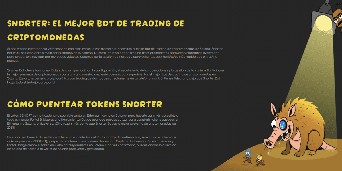 El token Snorter Bot se acerca a los 4 millones de dólares en su ICO ...