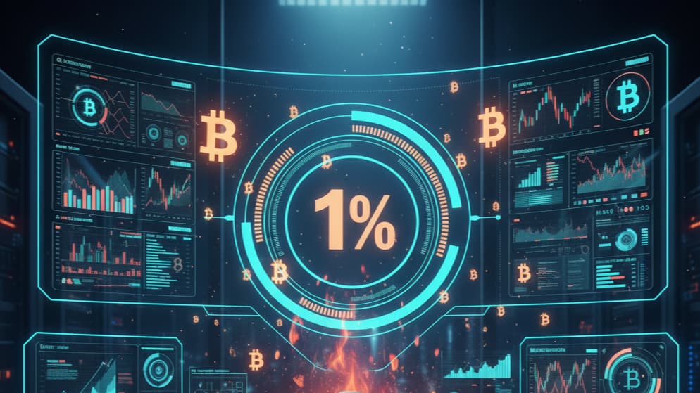 Regla del 1 % en cripto: no te arruines invirtiendo